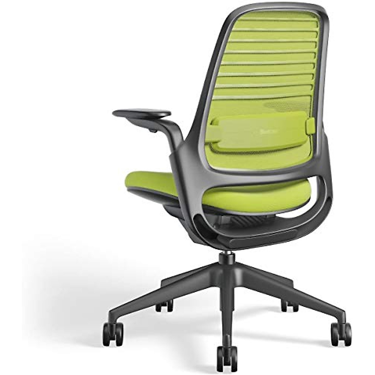 Steelcase Series 1 Office Chair - Ergonomic Work Chair with Wheels for Carpet - Helps Support Productivity - Weight-Activated Controls, Back Supports & Arm Support - Easy Assembly - Wasabi