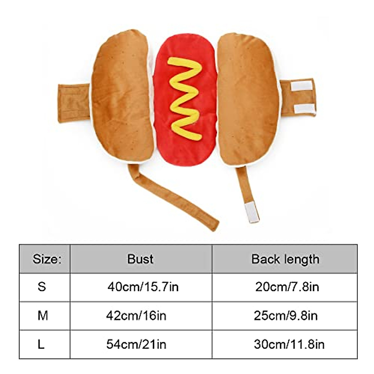 sikiwind Hot Dog Pet Clothes Dog Cat Puppy Dachshund Halloween Dress Up Costume (M)