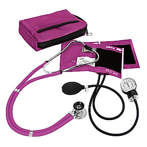 Prestige Medical Aneroid Sphygmomanometer/Sprague-Rappaport Kit, Orchid
