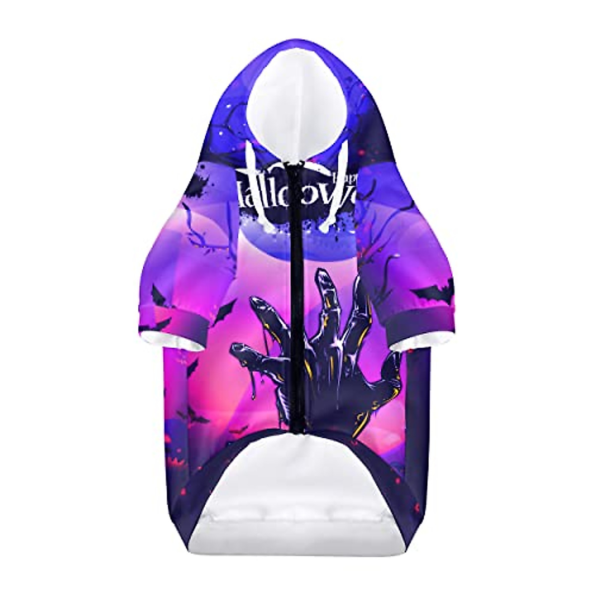 DDFS Dog Halloween Costumes Large Puppy Clothes Blood Palm Pattern Fashion Design Pupple colorComfy Soft Flattering Doggie Outdoor Pullover Dog Hoodies Puppy Shirts Sweatshirts for Bichon(L)