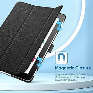 Fintie Case for Wacom One Drawing Tablet 13.3", Trifold Stand Lightweight Slim Shell Protective Cover for 13.3 inch Wacom One Drawing Tablet, Black