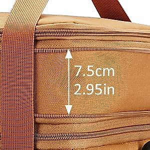 Gafetrey Large Tactical Lunch Box for Men, Insulated Lunch Bag Adult, Thermal Lunchbox Leakproof Waterproof Cooler Bag, Extra Large Lunch Pail for Work Office Camping