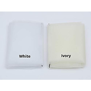 SAMKY 1T 1 Tier Pearls Crystals Beaded Wedding Veil V377 - Light Ivory Fingertip Length 36"