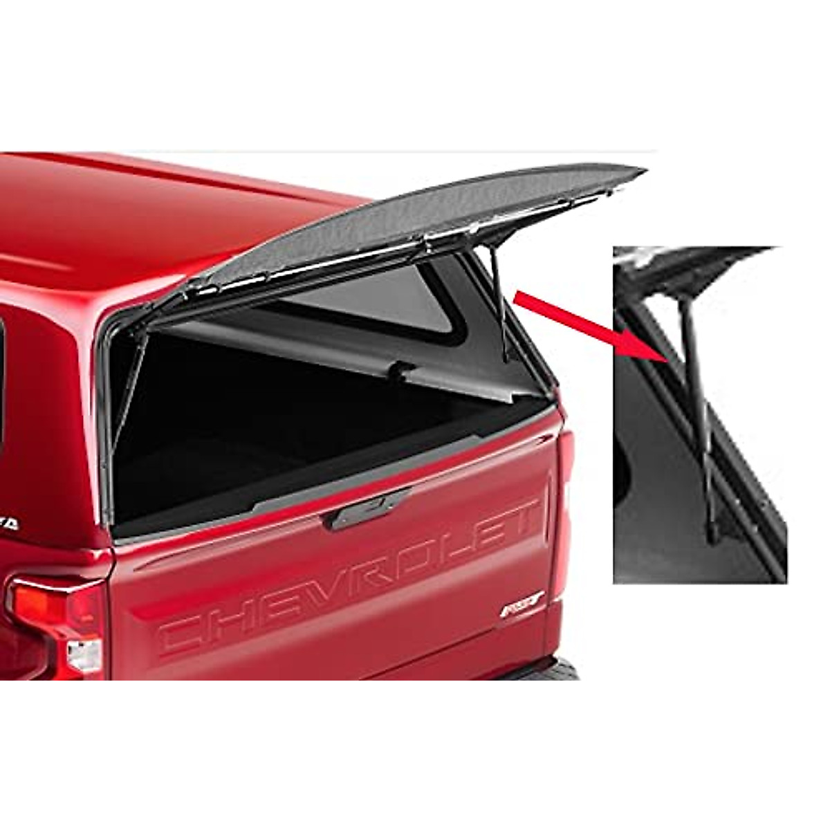 2 Truck Upfitters 12" Gas Props (12.2" ext, 7.5" comp, 40 lbs ea) for are Snugtop Leer Camper Doors & ONLY Aluminum Weatherguard ONLY Toolboxes. Measurement REQ'D! Incl 4 Ball mounts!