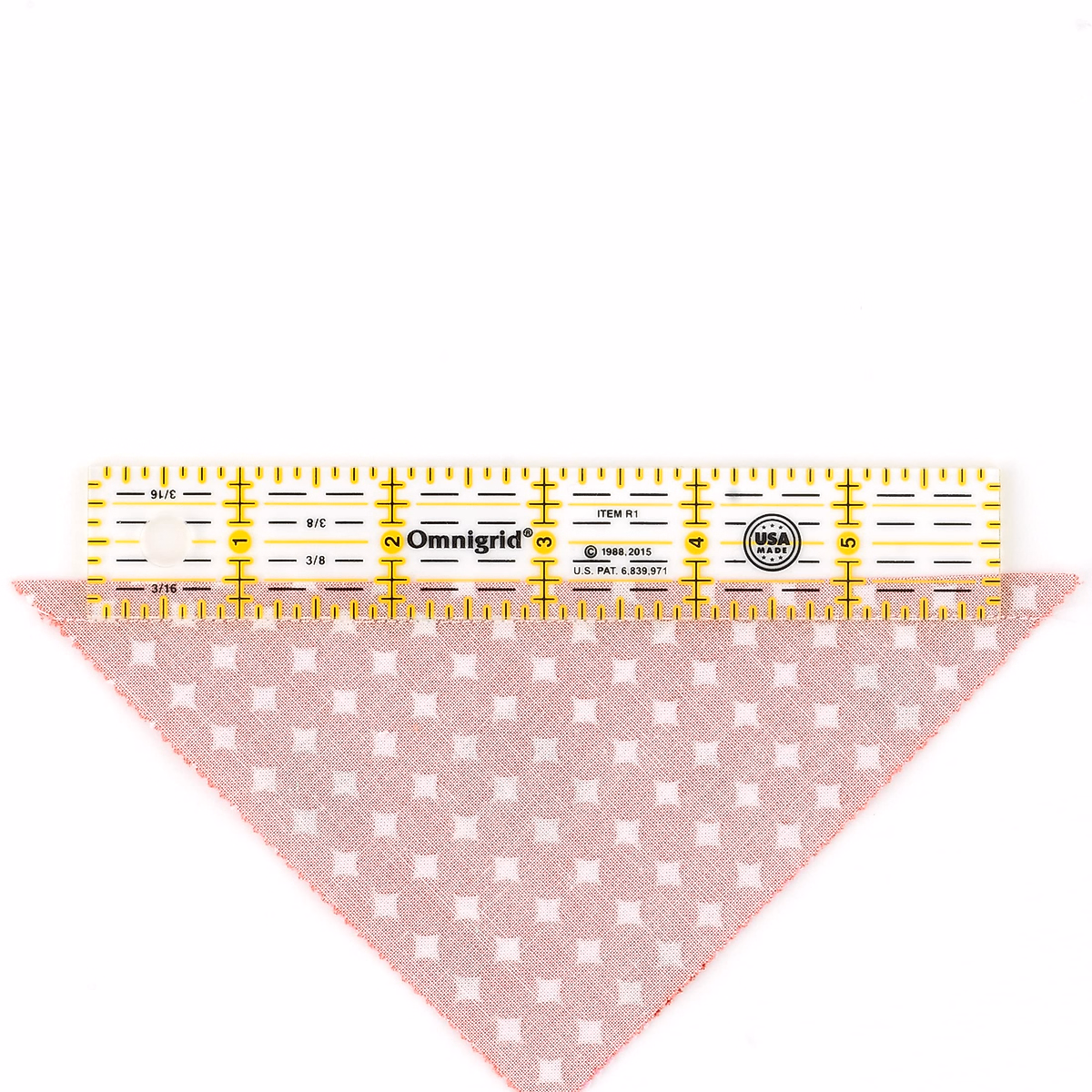 Omnigrid 1 x 6-Inch Ruler, Clear Quilting and Sewing Ruler