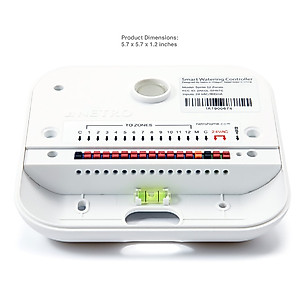 Netro Sprite Smart Sprinkler Controller, WiFi, Weather Aware, Remote Access, Power Adapter NOT Included, Compatible with Alexa (6 Zone)