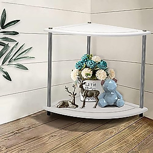 2 Tier Water Absorbing Stone Tray for Sink, Diatomaceous Earth Fast Drying Stone Sink Caddy Tray for Bathroom Kitchen -White