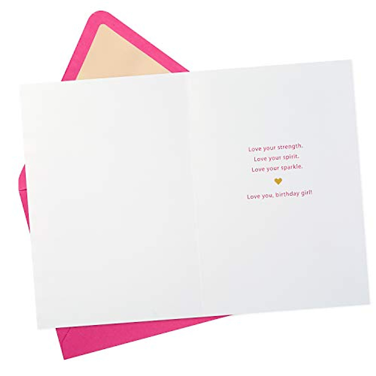 Hallmark Signature Birthday Card for Her (Heart and Stripes)