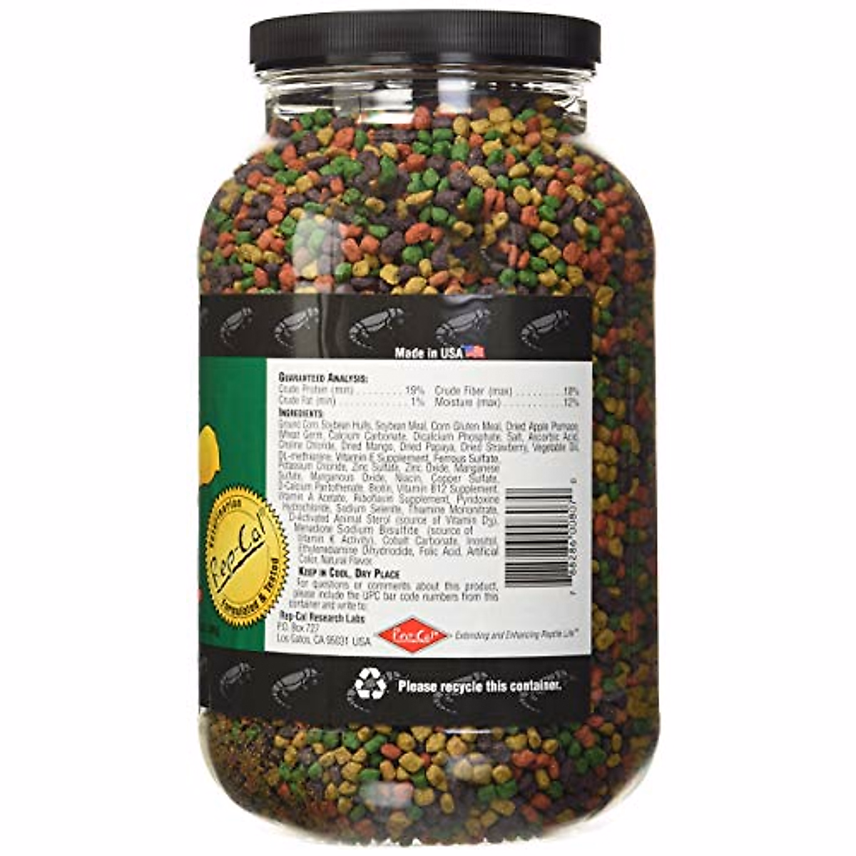 Rep-Cal Srp00807 Tortoise Food, 3-Pound