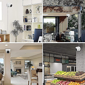 REOLINK 4K PoE Outdoor Security Camera, 3X Optical Zoom, Human/Vehicle Detection, Smart Alerts and Playback,Time Lapse,Work with Google Assistant, 24/7 Audio Recording, RLC-820A Bundle with RLC-822A