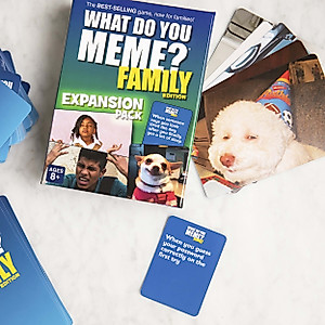WHAT DO YOU MEME? Family Edition Expansion Pack #1 – Designed to be Added to The Core Family Party Game