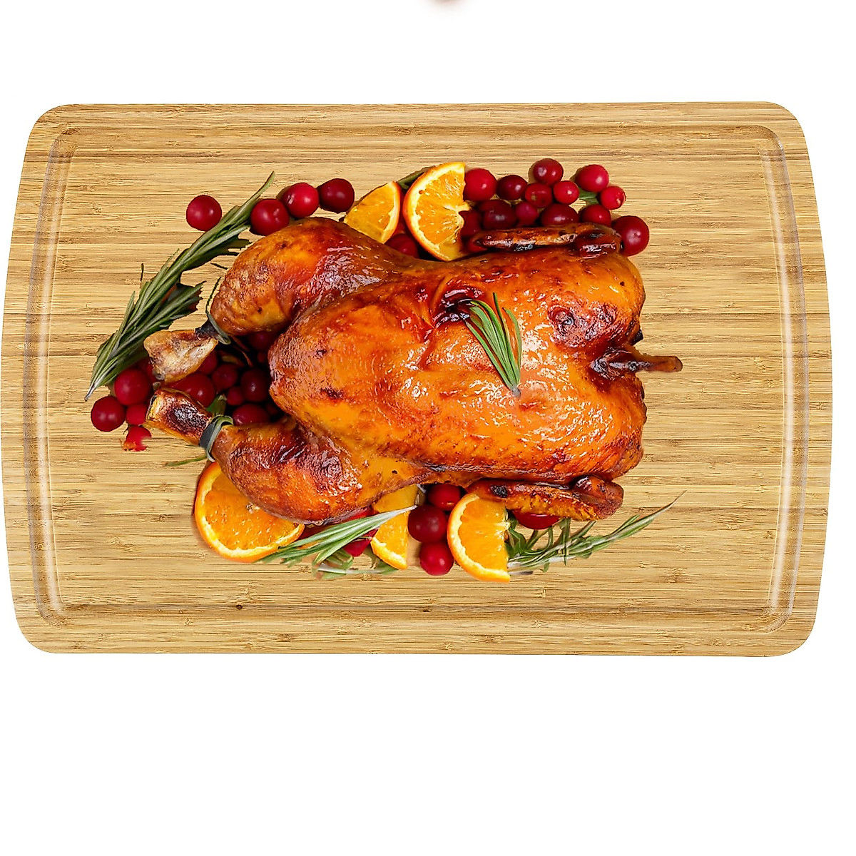 Fashionwu 76 cm Extra Large Bamboo Cutting Board for Kitchen, 30 x 20 Inch Large Wooden Cutting Boards with Juice Groove, Thick Butcher Block Cutting Board for Meat Vegetables, Large Charcuterie Board