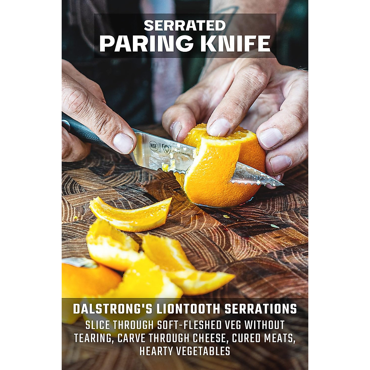 Dalstrong Paring Knife Set 3pc- Gladiator Series - Forged German High-Carbon Steel - G10 Handle - Sheaths Included - Kitchen Knife -Giftable Paring Knife Set - NSF Certified