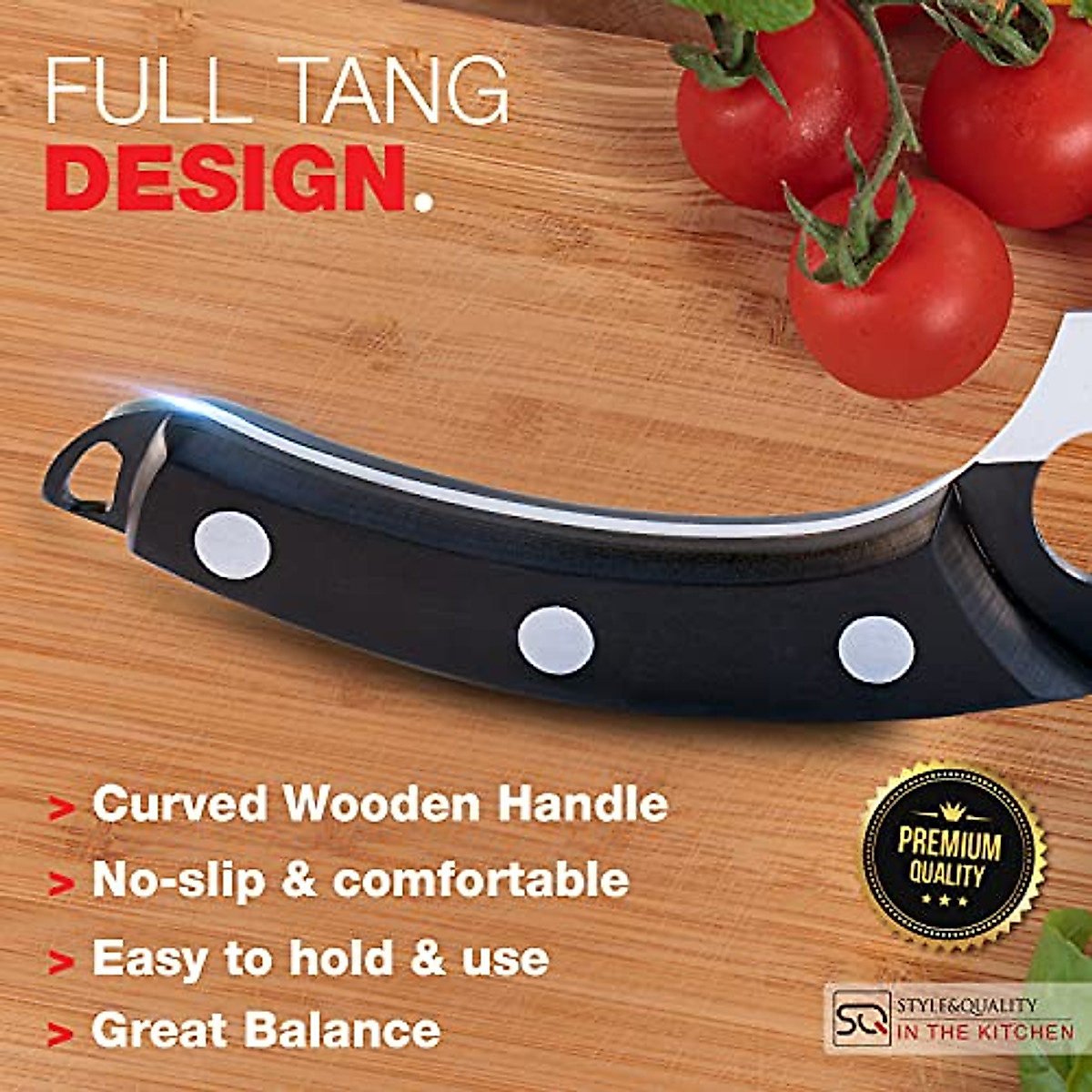 Viking Knife With Sheath, Our Caveman Knife Hand Forged Meat Knife is a Very Sharp Knife, Multipurpose Meat Cleaver Butcher Knife for Camping, Outdoors, BBQ, Deboning Knife & Fillet Knife