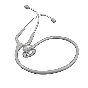 OdontoMed2011® Dual Head Stethoscope with Chestpiece for Nurses, Doctors & Students for Clinical and Home Use Gray Tube