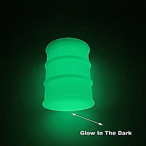 vitakiwi 500ml Large Silicone Containers with Barrel Shape Non-stick Food Storage Jar (5)