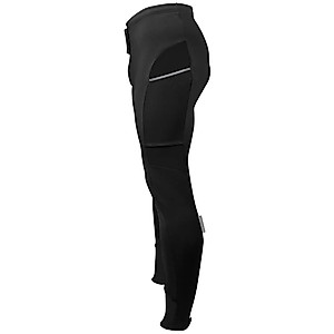 AERO|TECH|DESIGNS | Men's All Day Padded Cycling Tights | Black Accents | Tall Fit | Medium
