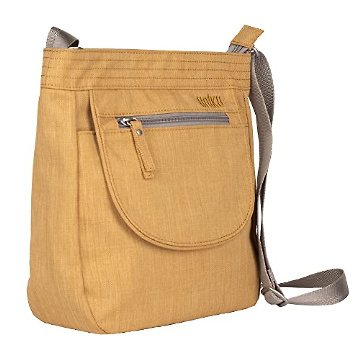 HAIKU Jaunt Eco-Friendly RFID Blocking Crossbody Bags for Women, Travel Purse with Zippered Pockets and Adjustable Strap, Honeycomb