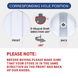 W10339443 Gas Range Knob White, Surface Burner Knob Replacement Part Fit for Whirlpool Range/Stove/Oven – Replaces WPW10339443, AP6019878, 2311009, PS11753189 (4 Pack)
