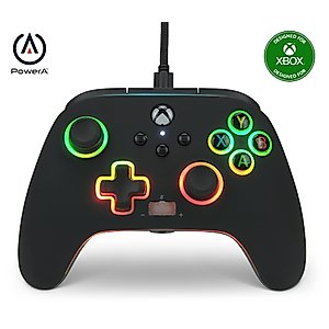 PowerA Spectra Infinity Enhanced Wired Controller for Xbox Series X|S, Gamepad, Wired Video Game Controller, Gaming Controller, Xbox One, Officially Licensed - Xbox Series X (Renewed)