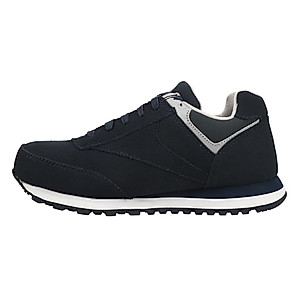 Reebok mens Leelap Work Safety Toe Industrial Construction Shoe, Navy Blue, 6 Wide US