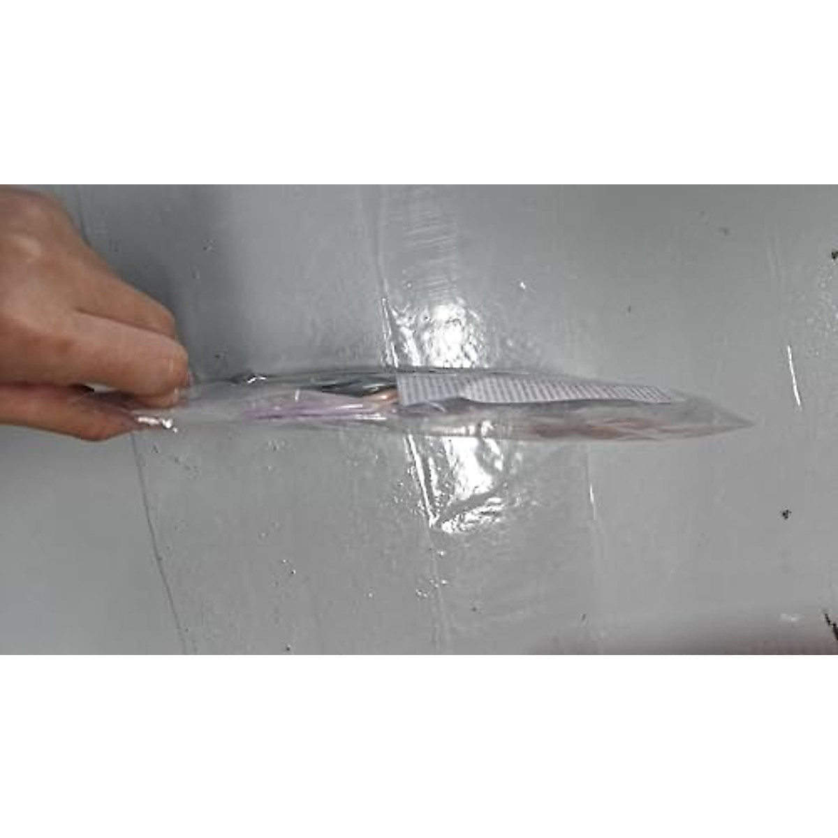 CANIPHA 4pcs Lambskin Pocket Cosmetic Bag, Waterproof Portable No Zipper Self-closing Small Makeup Pouch for Women Mini Travel Storage bag for Cosmetics Headphones Jewelry