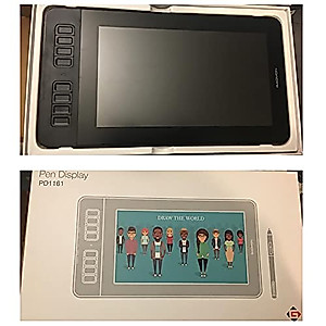 GAOMON PD1161 Used-Condition Graphic Tablet with Screen, 11.6 inch FHD 72% NTSC 1920 * 1080 Resolution Pen Display with Tilt Supported 8192 Levels Battery-Free Stylus and 8 Shortcut Keys