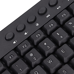 ASHATA 95 Keys Wired Mechanical Gaming Keyboard 60 Percent, Compact Mini Keyboard for Home Office Desktop Computer Laptop, Hot Swappable, Plug and Play, Black(Arabic)