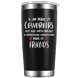 GSPY Wine Tumbler - Coworker Gifts, Funny Gifts for Coworker, Coworker Leaving Gifts for Women, Men - Funny Birthday, Mothers Day, Work, Appreciation, Farewell, Going Away Gift for Coworker