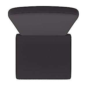 Flash Furniture Charlestown Set of 2 All Weather Indoor/Outdoor High Back Adirondack Chair, Patio Furniture Replacement Cushions, Gray