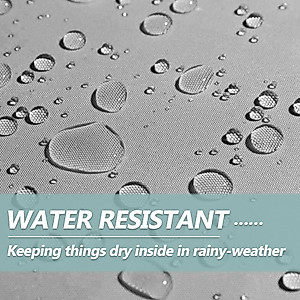 6x3 Ft Outdoor Storage Shed, Waterproof Portable Storage Shed Shelter with Roll-up Zipper Door & Ventilated Windows for Motorcycle, Bike, Tools Gray