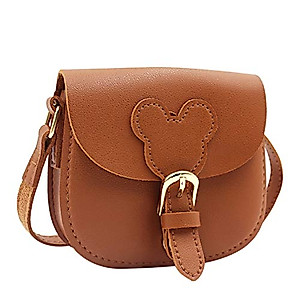ANKOMINA Little Girls Purse Cute Leather Crossbody Bag Mini Shoulder Bag for Kids,Toddler