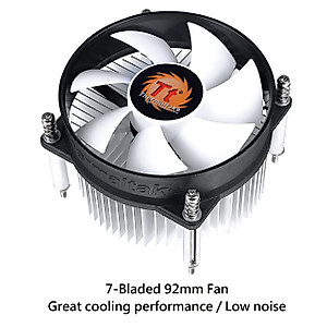 Thermaltake Gravity i2 95W Intel LGA 1200/1156/1155/1150/1151 92mm CPU Cooler CLP0556-D, Compatible with Desktop