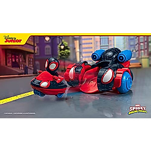 Marvel Spidey and His Amazing Friends Quick Shot Vehicle (Miles Morales: Spider-Man) - Quick Shot 2-in-1 Vehicle