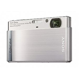 Sony Cyber-shot DSC-T90 12.1 MP Digital Camera with 4x Optical Zoom and Super Steady Shot Image Stabilization (Silver)