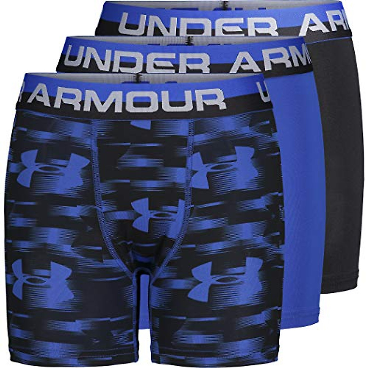 Under Armour boys Performance Boxer Briefs Underwear, Ultra Blue F192, Medium US