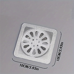 Einweg Filterflicken for Drain, Disposable Filter Patches for Drain Shower, Disposable Drain Covers for Shower, Bathtub Drain Filter Patch,Floor Drain Cover,for Bathroom,Kitchen (30PCS)