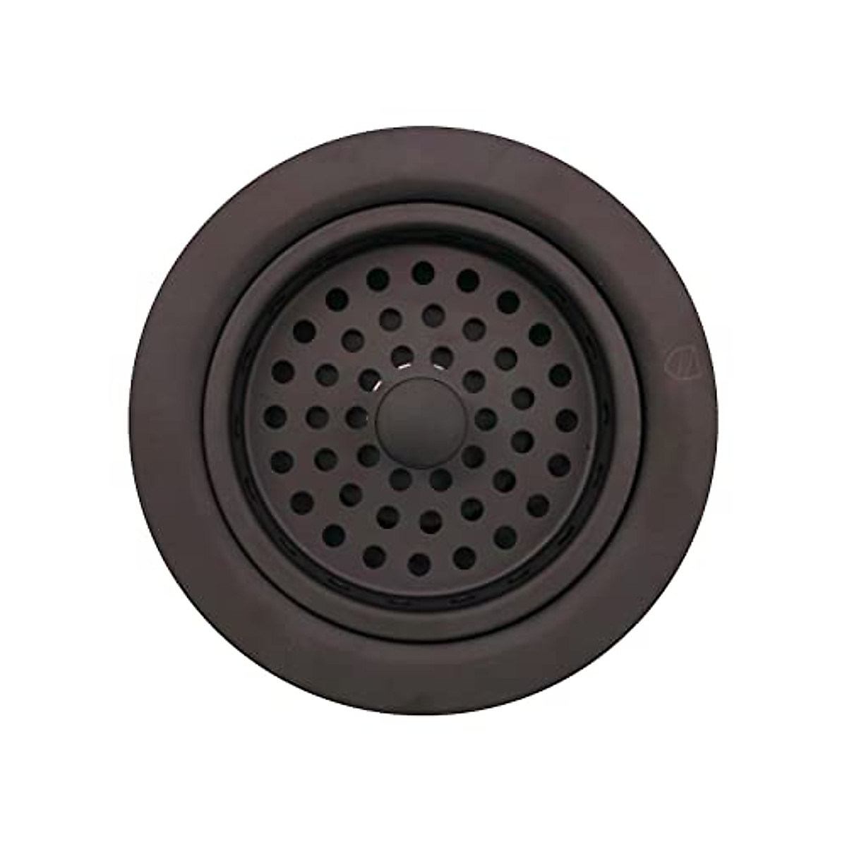 Westbrass CO2196-12 Combo Pack 3-1/2" Post Style Large Basket Strainer and Extra-Deep Collar Kitchen Sink Waste Disposal Flange with Stopper, Oil Rubbed Bronze