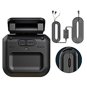 Type-C Hardwire Kit with Radar Detection, Suitable for HUPEJOS V7/V7PRO/V80 and Type-C Interface Dash Cam,12V-24V to 5V/2.5A, with Low Voltage Protection, 24-Hour Radar Detection Parking Monitoring