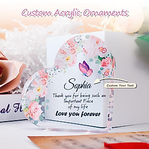 ATOMAKER Gift for Women, Rose Spa Gift Basket for Women, Mom, Wife, Girlfriend, Sister, Her - Relaxing Birthday Gifts, Christmas, Valentine's Day, Mothers Day Gifts, Personalized Tumbler, Heart