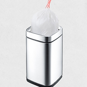 Orino Ultra Strong Garbage Bags 8 Gallon Trash Can Liners for Kitchen and Office Unscented White Drawstring Trash Bags, 60 Count 0.74 mil 22" x 24"