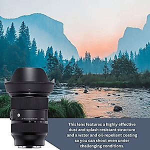 Sigma 24-70mm f/2.8 DG DN Art Zoom Full Frame Compatible with Sony E-Mount Lens with LaCie Rugged Mini 1TB Hard Drive and 64GB SD Card Bundle (3 Items)