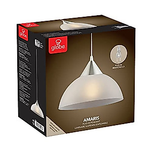 Globe Electric Amaris 18.5 in. H X 11.83 in. W X 11 in. L Brushed Nickel Ceiling Light - Case of: 1