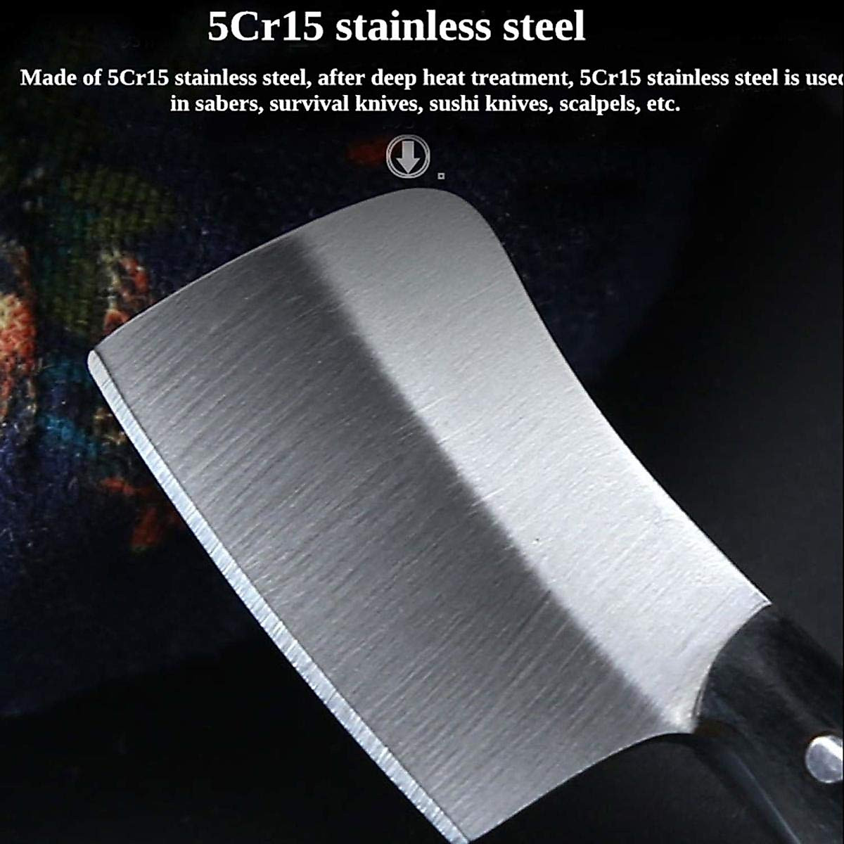 KOWAKA EDC Tool Mini Knife, Small Pocket Keychain Neck Blade Chef Knife (1)