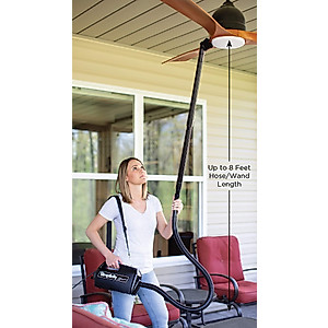 Simplicity Vacuums Handheld Canister Vacuum with Carry Strap for Hard Floors and Rugs, Car Detailing Vacuum Cleaner, S100