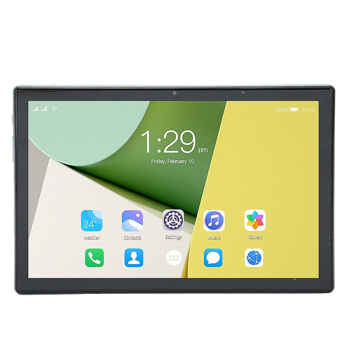 aqxreight 4G Call Tablet, Dual SIM Dual Standby 5G WiFi 100-240V FHD Tablet 8 Core CPU for Android 12 for Reading (US Plug)