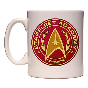 Seven Times Six Star Trek Starfleet Academy Command Ceramic Coffee Mug 11 Oz.