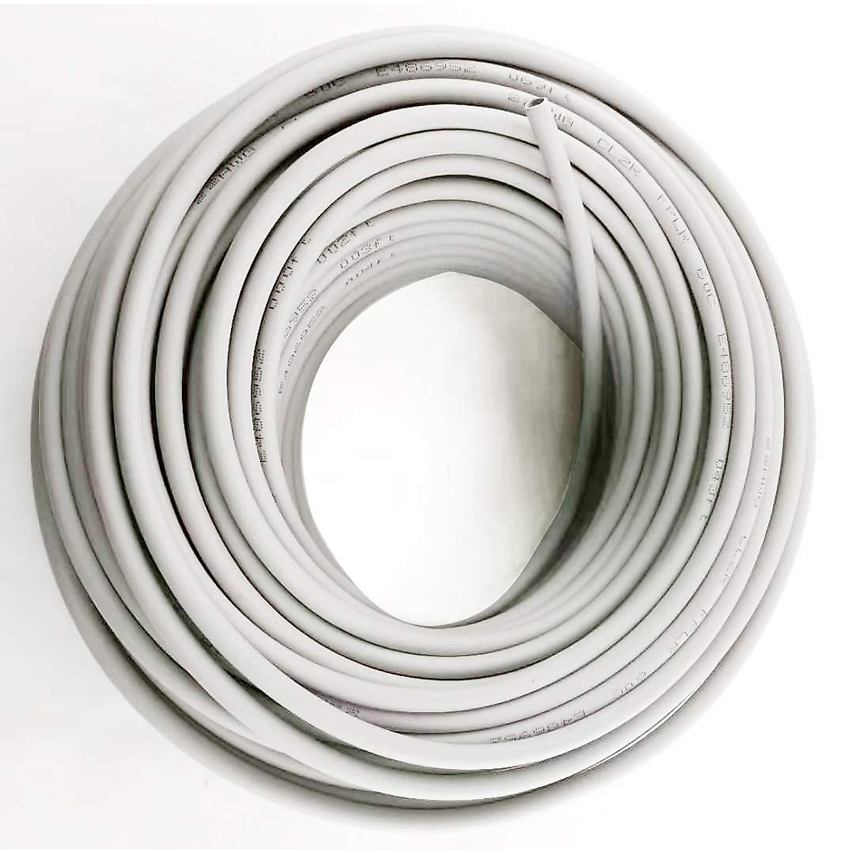 InstallerCCTV 22 AWG 6 Conductors Shielded Security Alarm Wire Cable, Riser Alarm Control Cable, 125ft Spool Full Copper for Fire/Sound/Security Burglar Station Wire Security