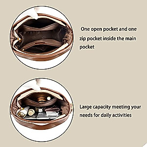 TarsaMult Hobo Bags for Women Soft Faux Leather Shoulder Crossbody Ladies Purses and Handbags Fashion Large Bucket Tote Bag(6157 Black)