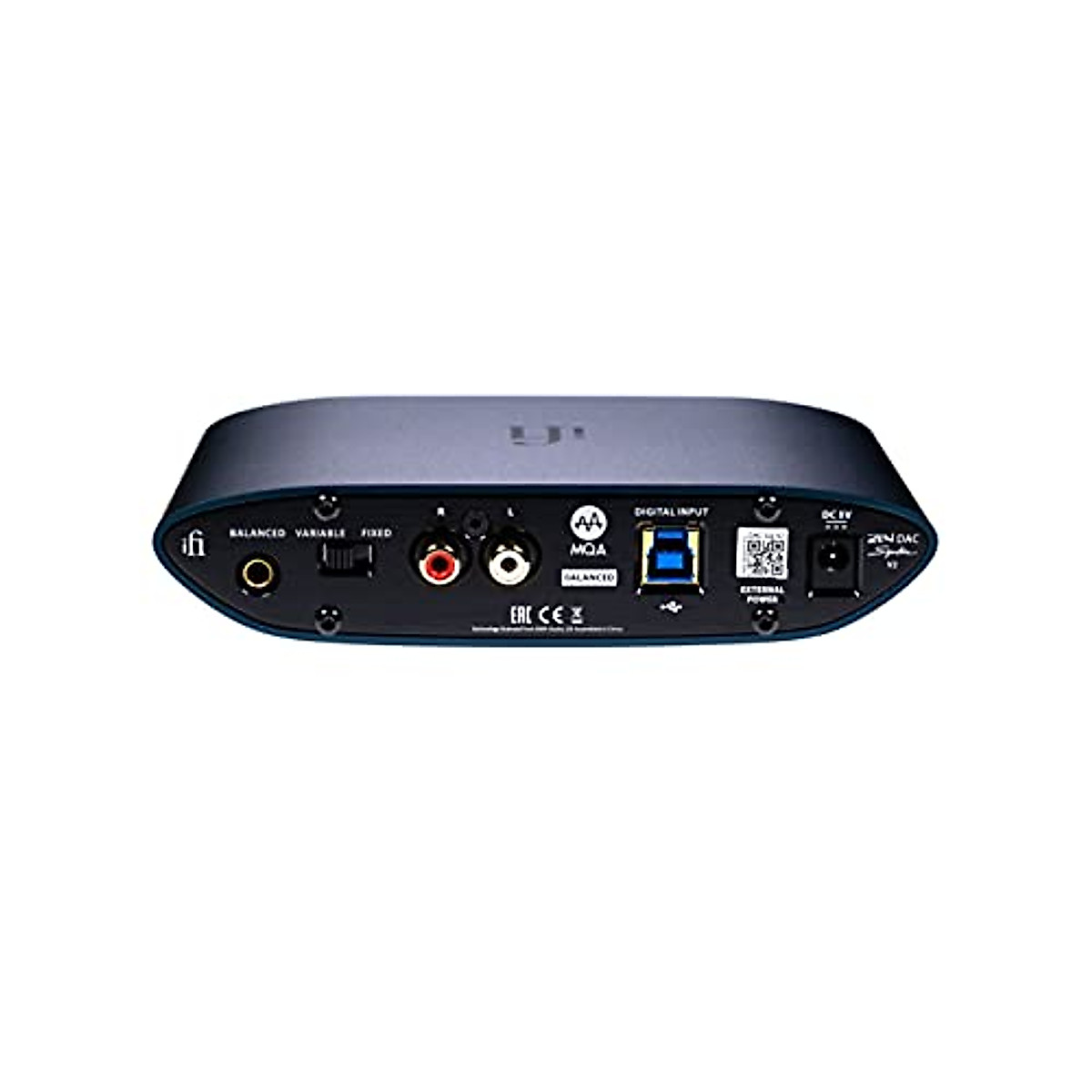 iFi Zen DAC Signature V2 HiFi Desktop DAC (Digital Analog Converter) with USB3.0 B Input/Outputs 4.4mm Balanced/RCA